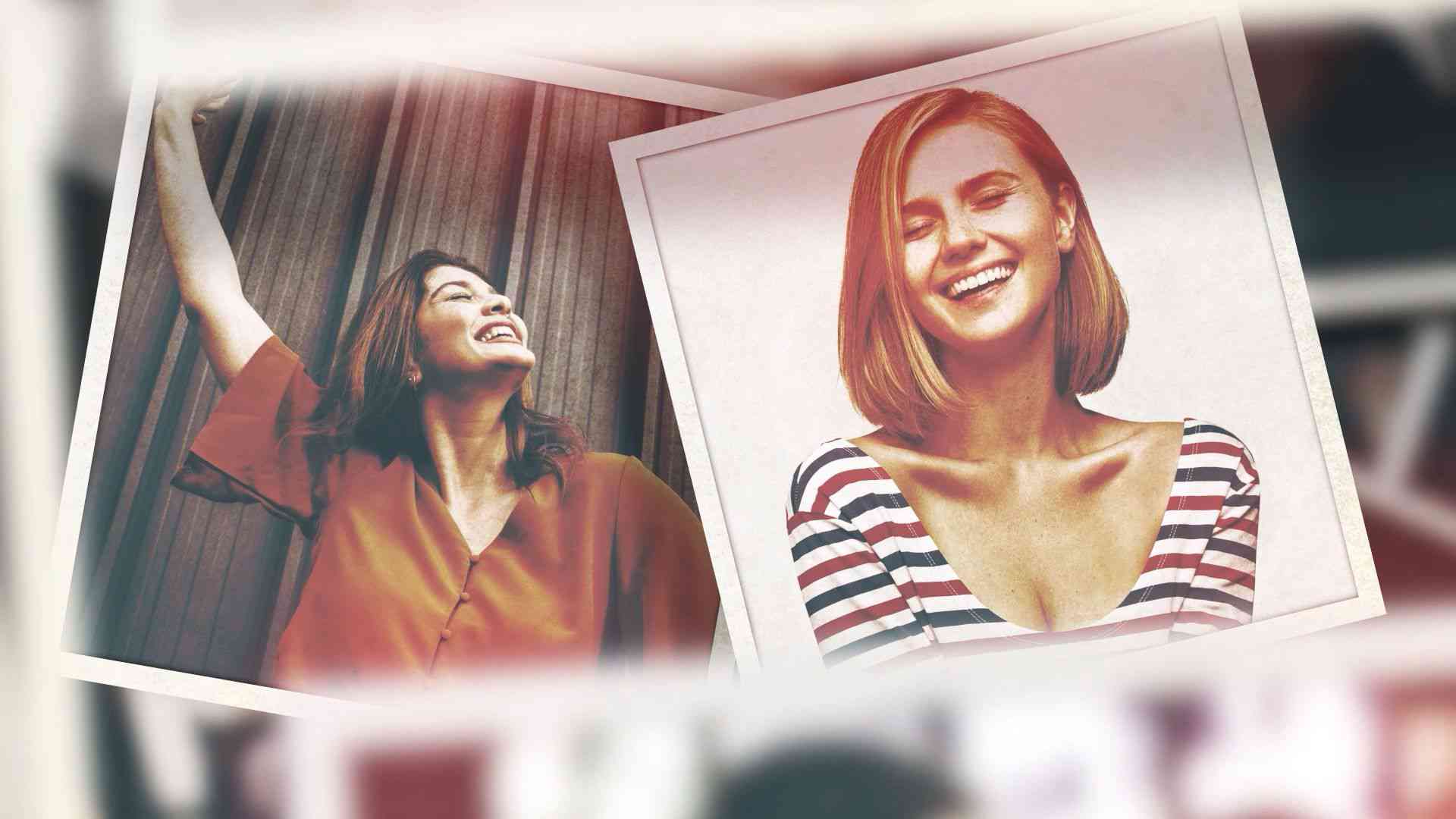 After Effects Template Polaroid Photo Frames Slideshow Trends Logo